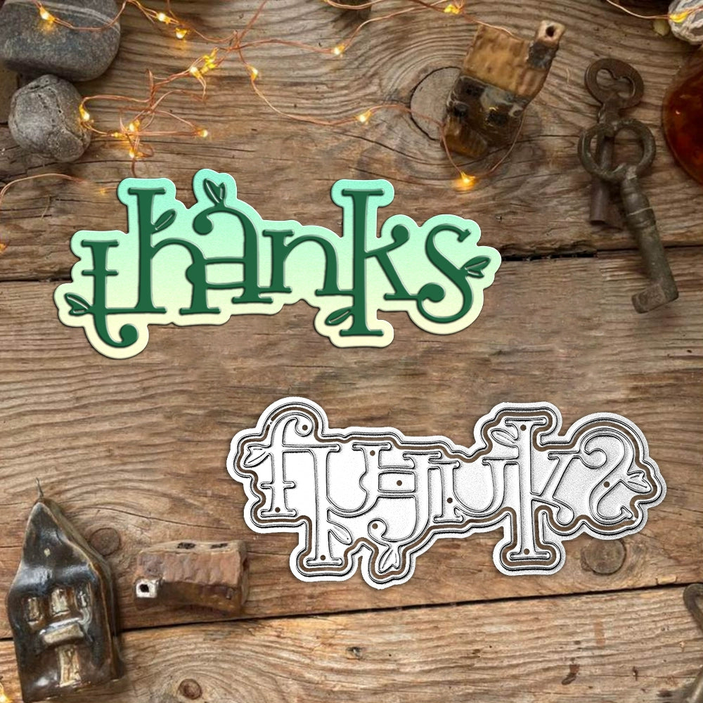 Mini "Thanks" Metal Cutting Dies – Memorycraftmall