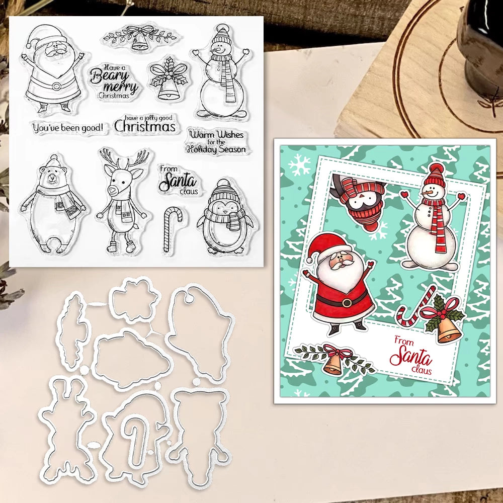 Christmas Series Dies & Stamps Set – Memorycraftmall
